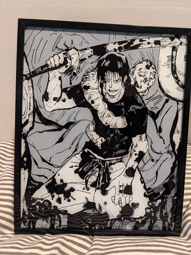 Toji manga panel | Etsy