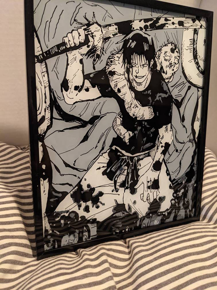 Toji manga panel | Etsy