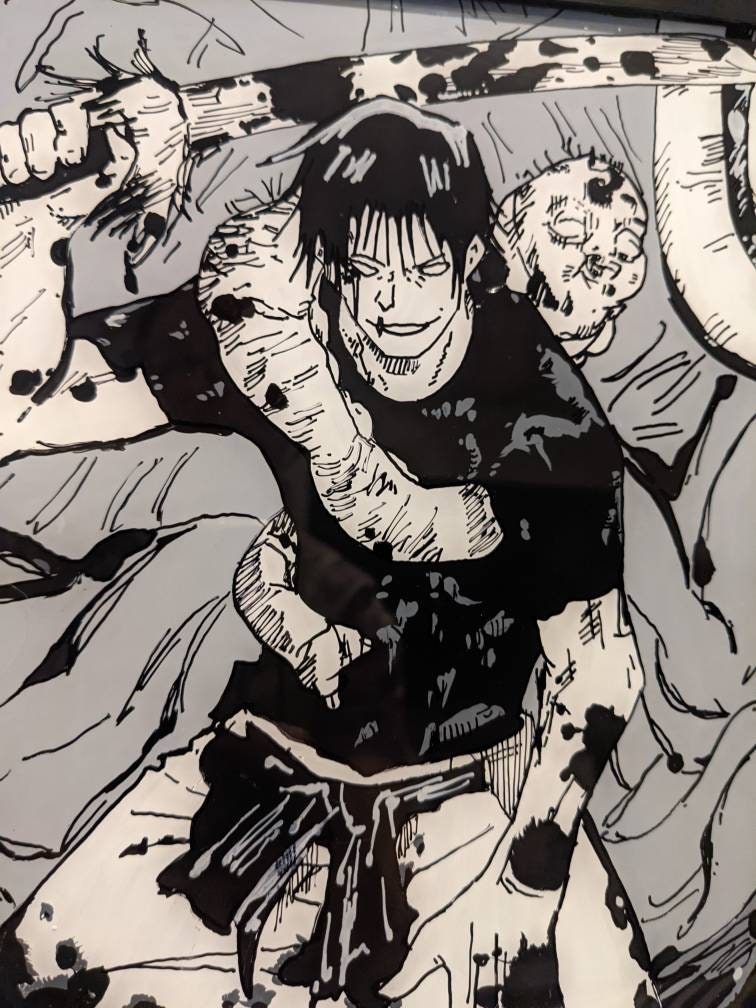 Toji manga panel | Etsy