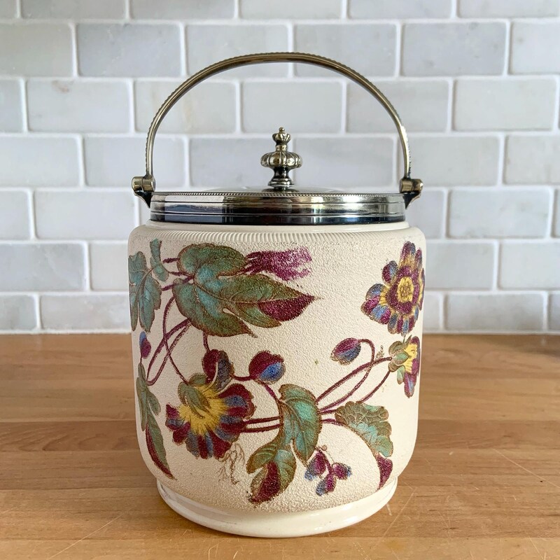 Vintage Biscuit Jar - Etsy