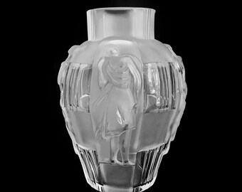 Czech Art Glass SCHLEVOGT Ingrid DECO Vase Lapis Marble Glass ...