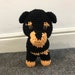 Roscoe the Rottie Handmade Rottweiler Teddy - Etsy