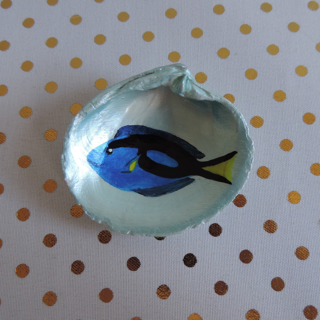 Blue Tang Shell Dory Finding Dory Fish Tropical Fish - Etsy