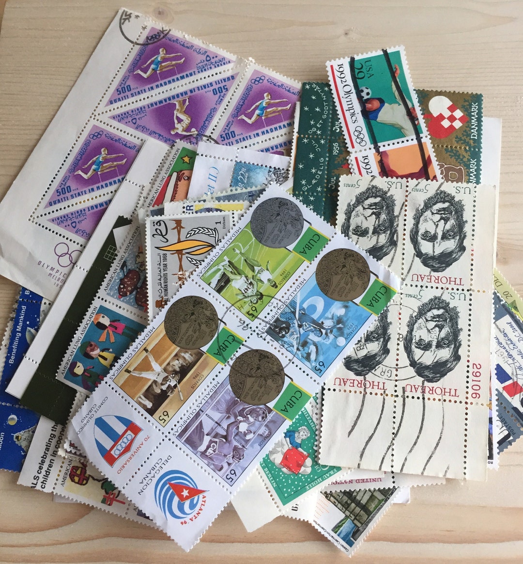 Postage Stamps, Multiples, Sheets, Blocks, Worldwide, 200 Stamps - Etsy