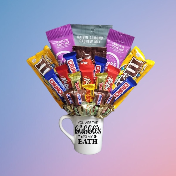 Candy Mug Arrangement - Etsy
