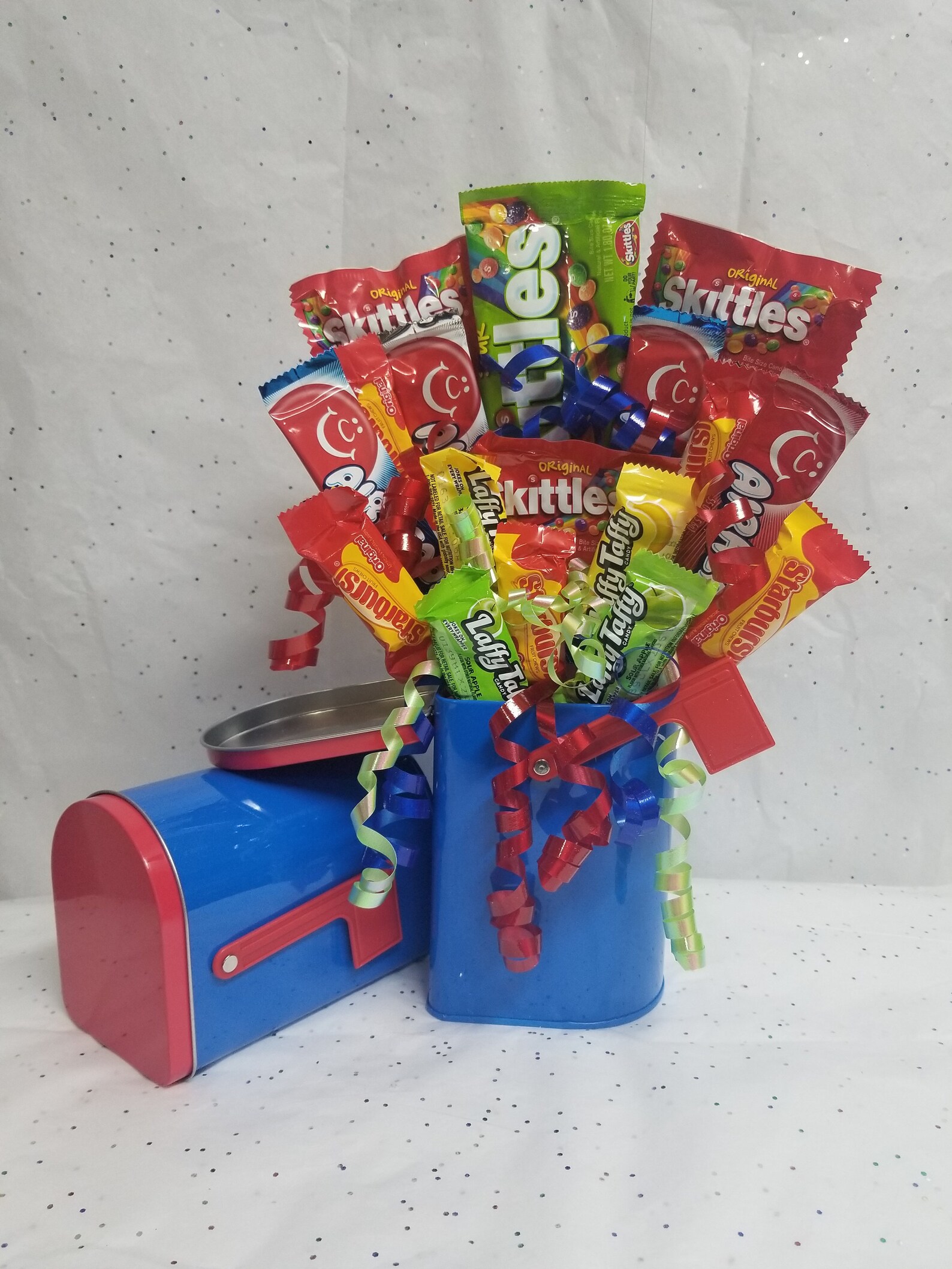 Kids Personalized Mailbox Candy Bouquet Chocolate or Fruity | Etsy