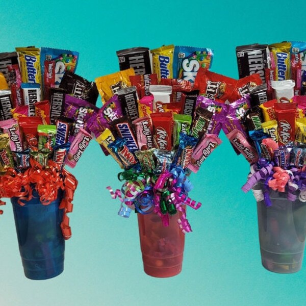 Candy Mug Arrangement - Etsy