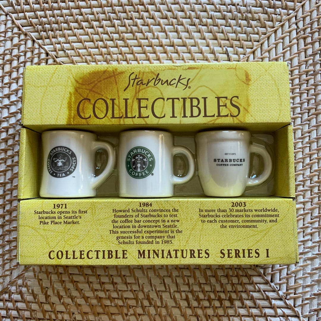 STARBUCKS COLLECTIBLE MINIATURES 2003 Series I With Original Box ...