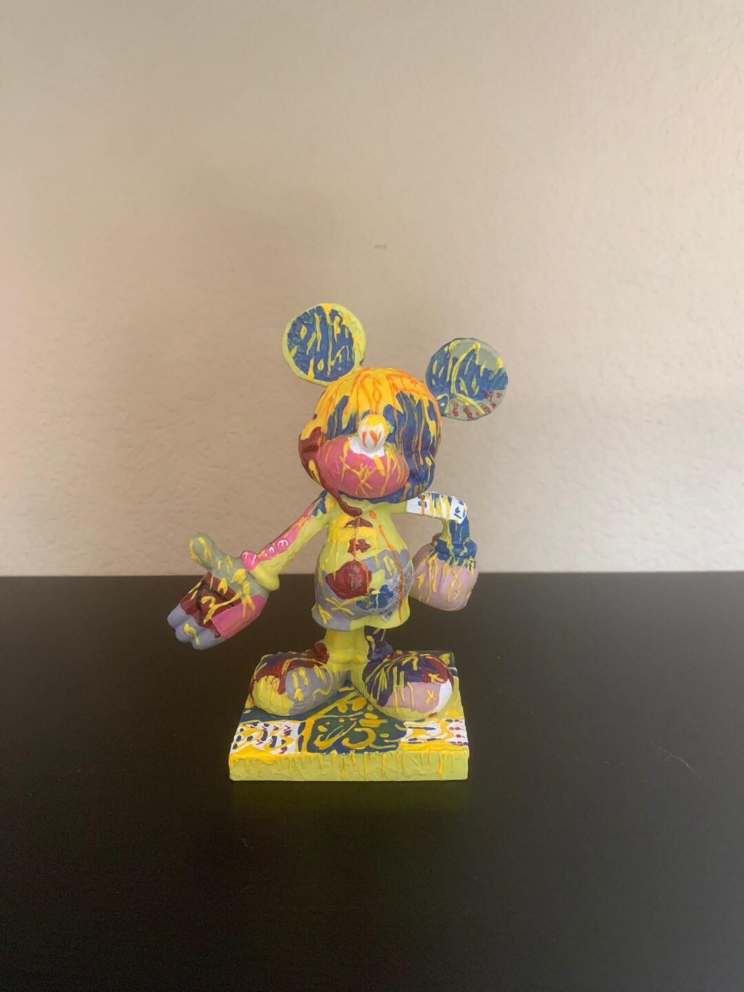 DISNEY Mickey Insperations 6" Resin Figurine 17823 Mickey in Yellow ...