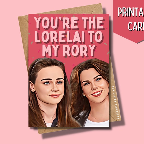 Gilmore Girl Birthday Card - Etsy
