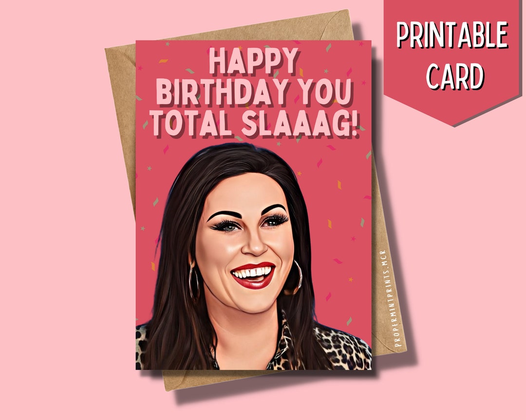 Printable Eastenders Kat Slater Birthday Card | Funny Birthday Card Kat ...
