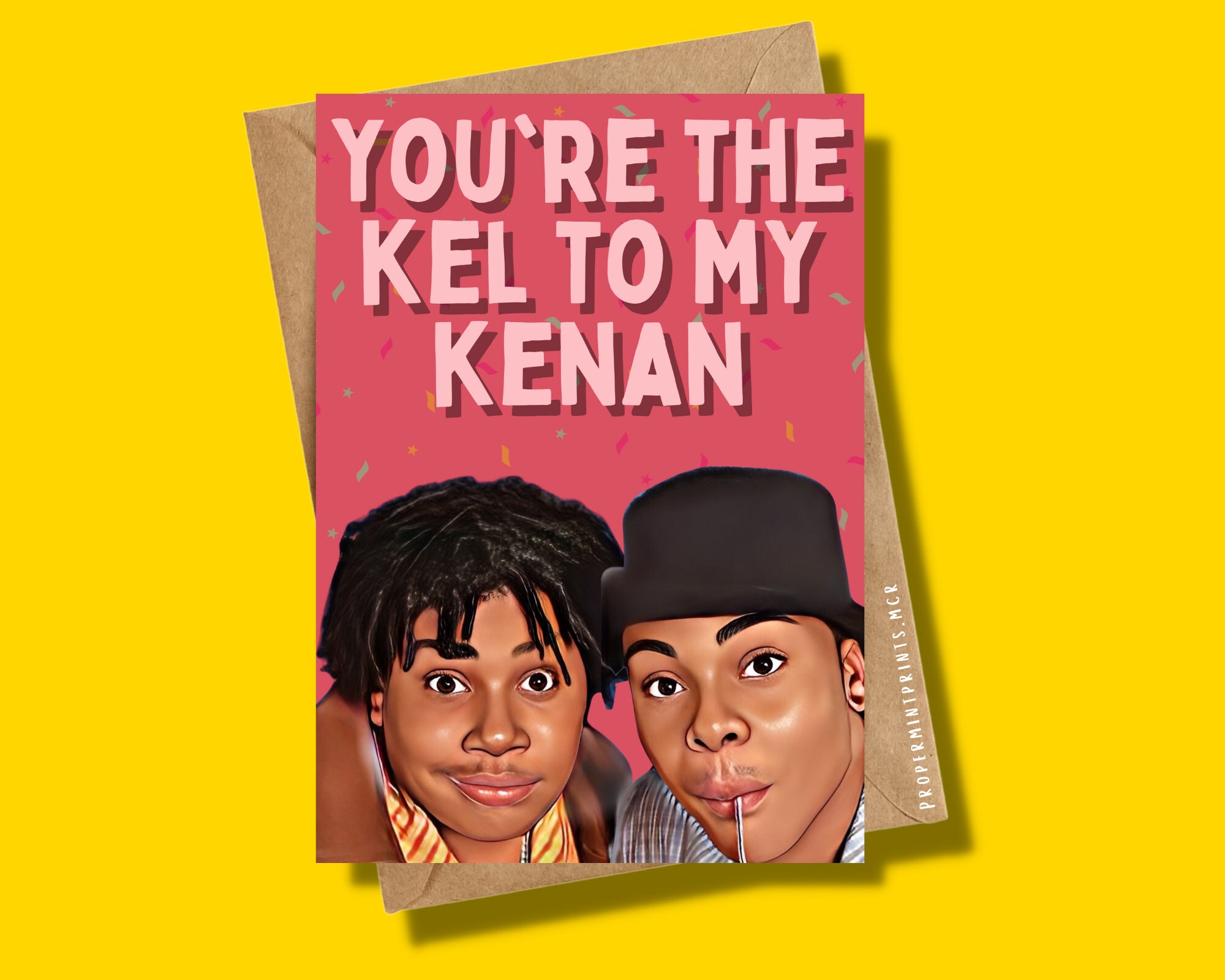 Kenan and Kel Card | 90s TV Show Card for Best Friend BFF Birthday Card | Nickelodeon TV Show ...