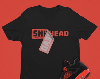 Jordan 4 Red Thunder - Etsy