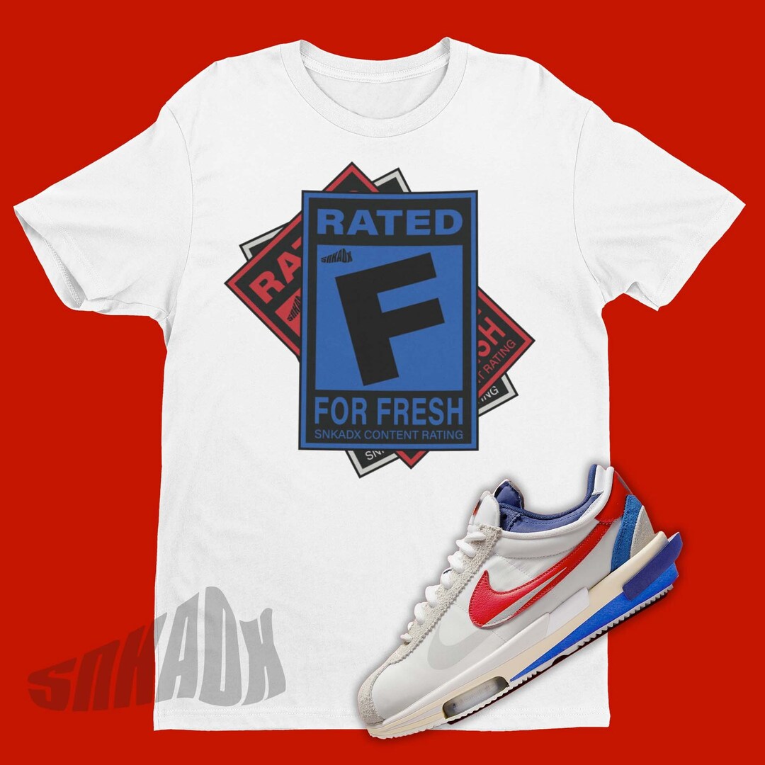 Cortez 4.0 White University Red Matching Shirt - Retro Cortez Shirt ...