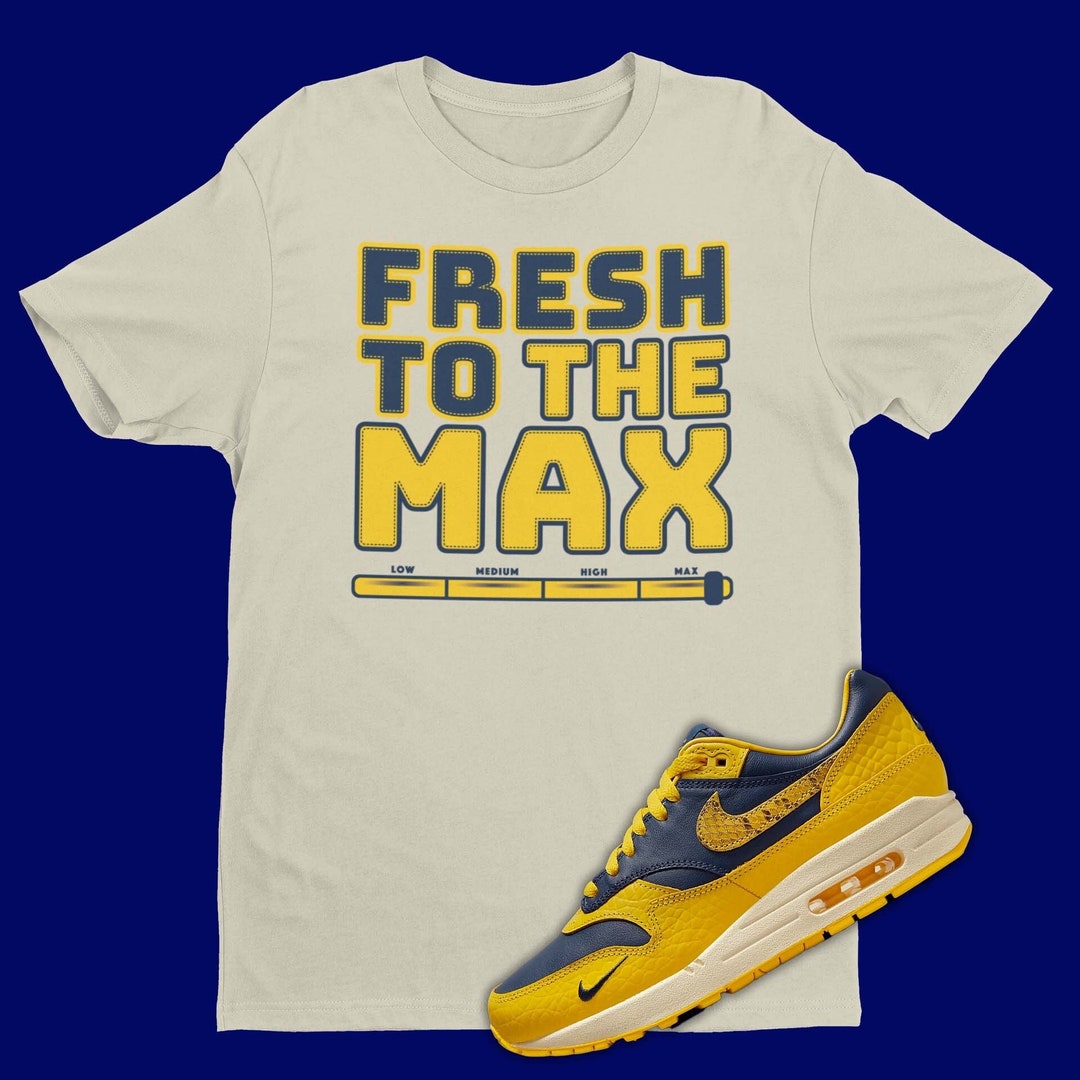 Match Air Max 1 CO.JP Michigan, FRESH to the Max Shirt, Sneaker ...