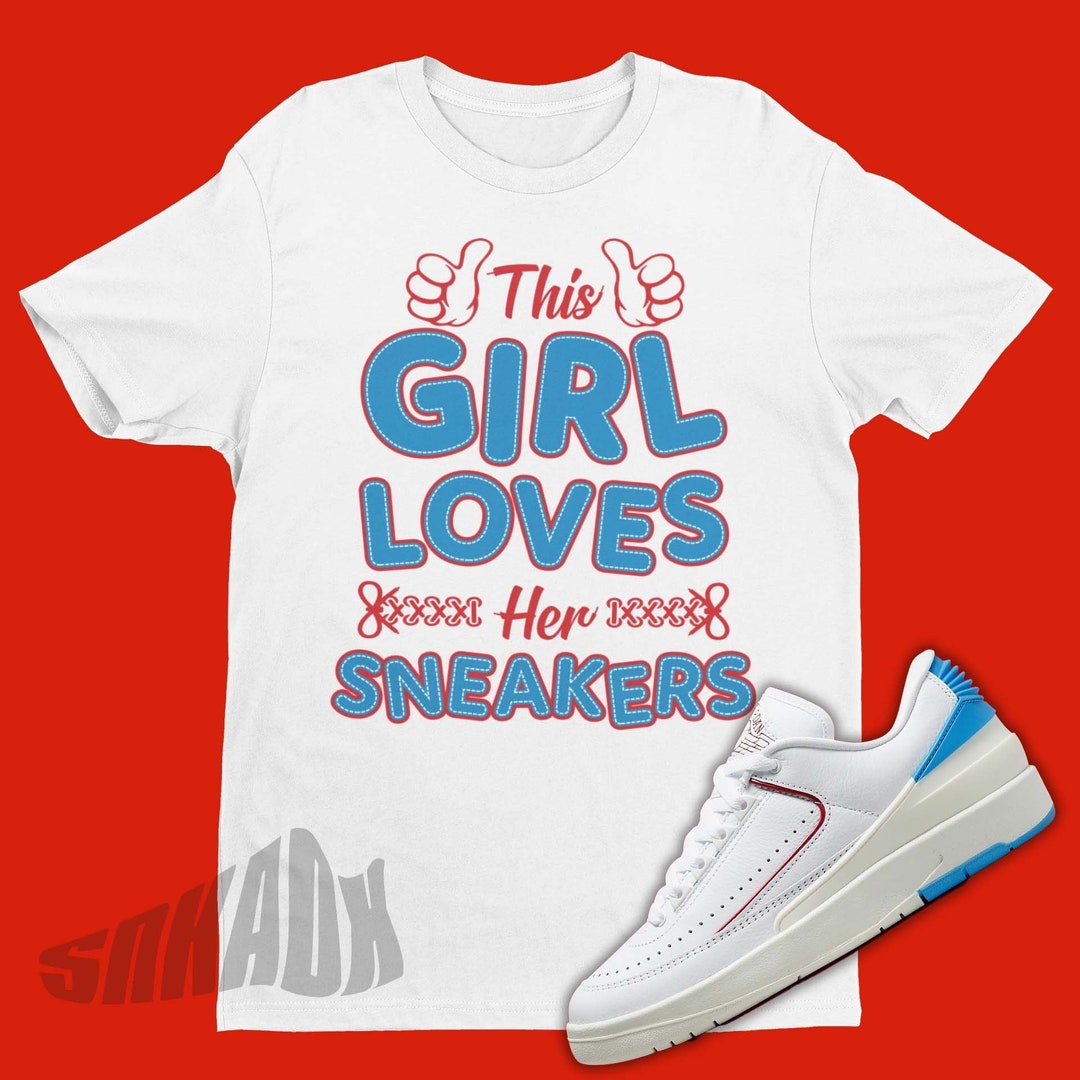 Women Sneakerheads Air Jordan 2 UNC to CHI Sneaker Matching Shirt ...