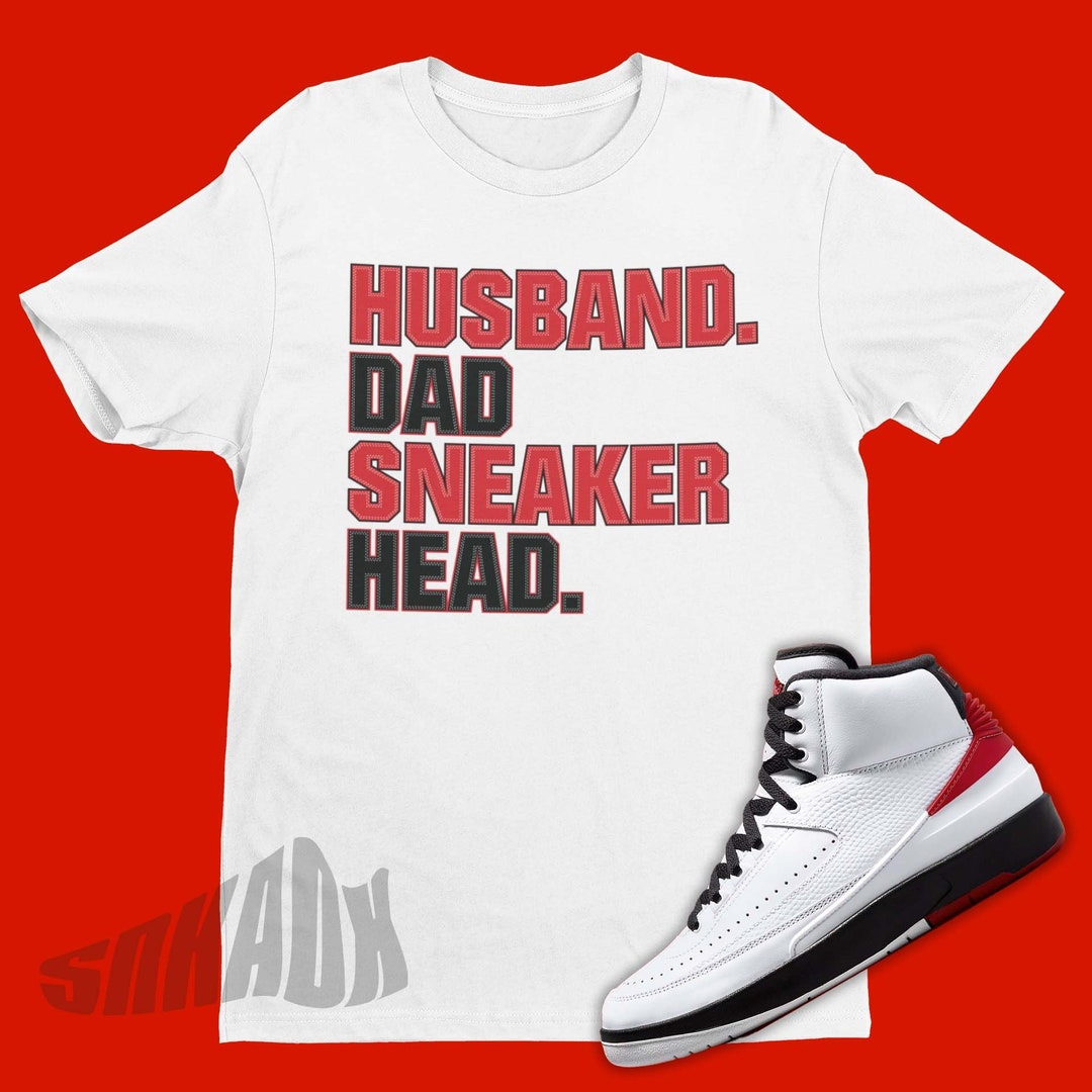 Air Jordan 2 OG Chicago Matching Shirt - Retro 2 Tee - Husband Dad ...