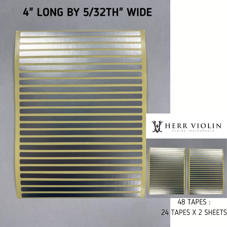 HERR Violin Cello Fingerboard Tape, Note Position Marker (48 Tapes) - Etsy