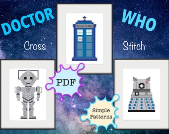 Doctor Who Pattern - Etsy