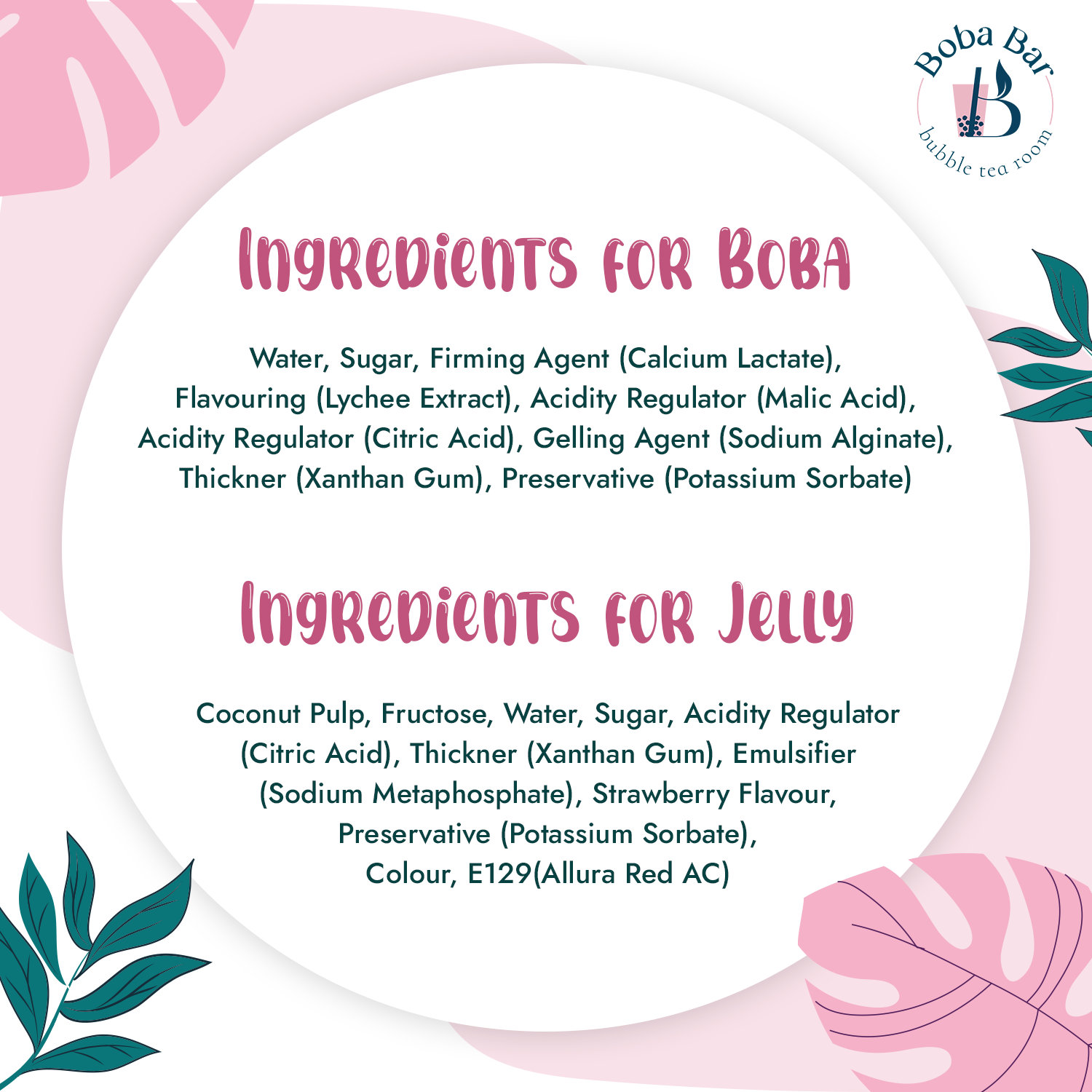 Premium Popping Bobas & Yummy Jelly Pots (box of 4 Pots) - Choose Your ...