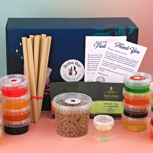 Bubble Tea Home DIY Kit by Bubble Box fruit Tea Set - Etsy