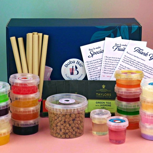 Bubble Tea Home DIY Kit by Bubble Box fruit Tea Set - Etsy