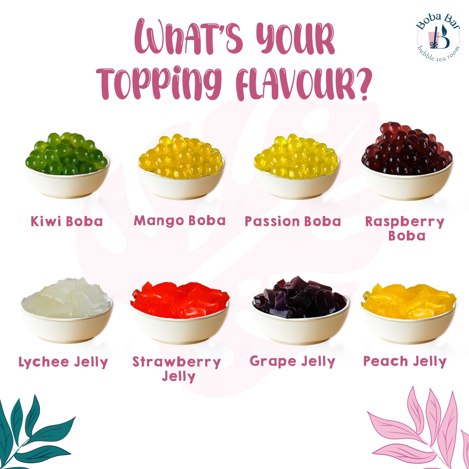 DIY Fruit Bubble Tea Kit Gift Box Serves 8 Different Flavours Enjoy Making Your Own Flavourful ...