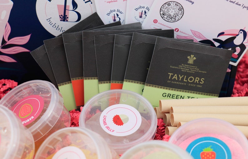 Premium DIY Fruit Bubble Tea Kit With 8 Different Flavours of Fruit ...