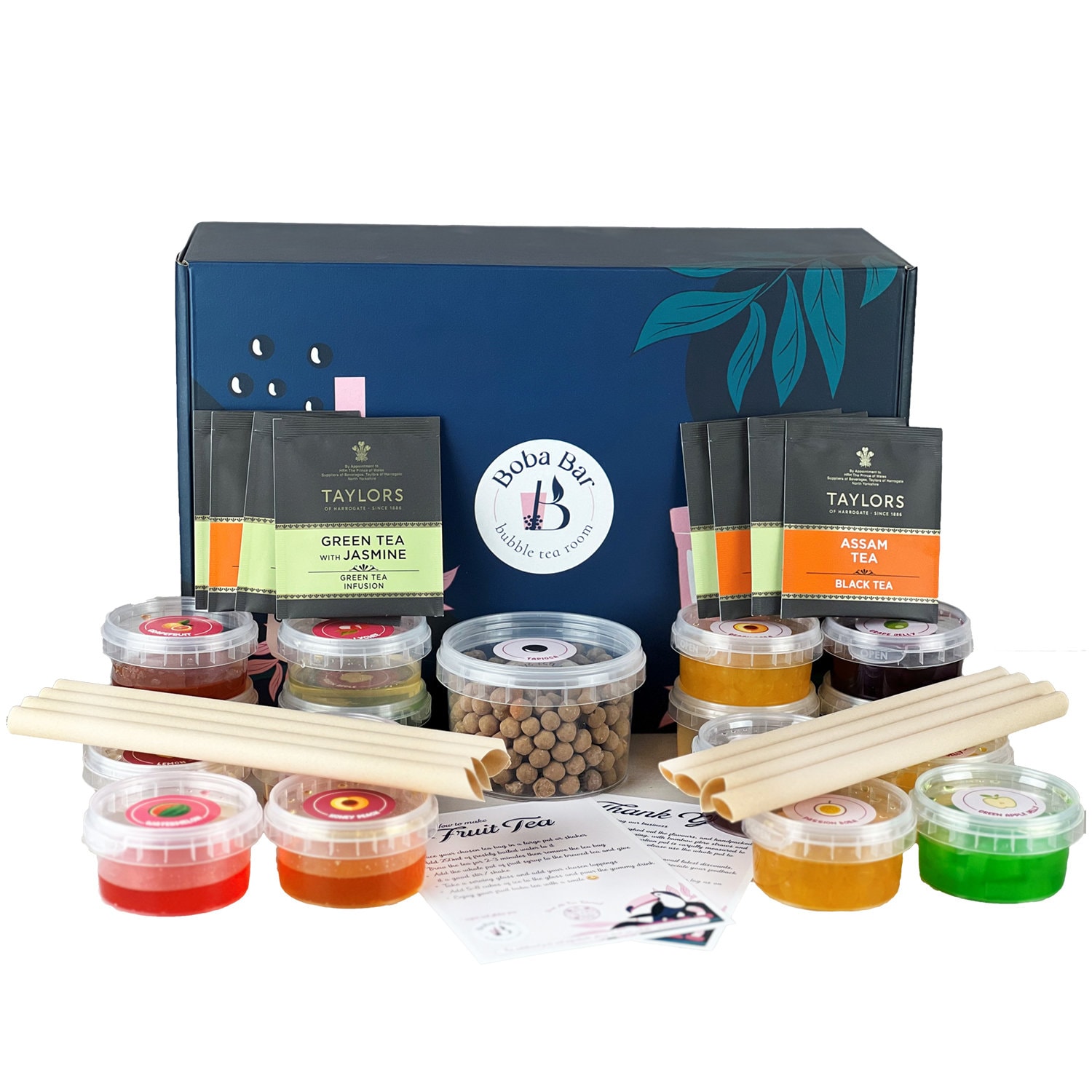 DIY Fruit Bubble Tea Kit Gift Box Serves 8 Different Flavours Enjoy Making Your Own Flavourful ...