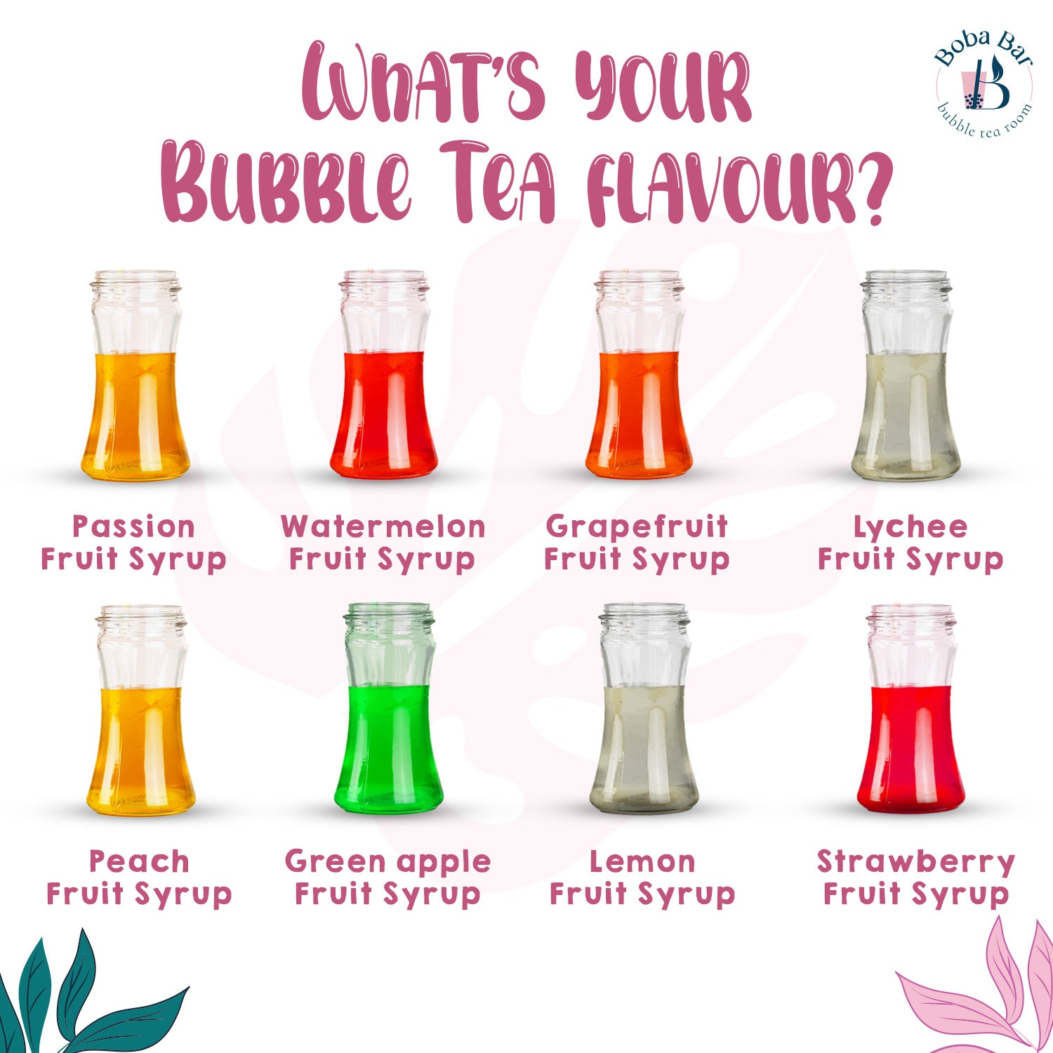 DIY Fruit Bubble Tea Kit Gift Box Serves 8 Different Flavours Enjoy ...