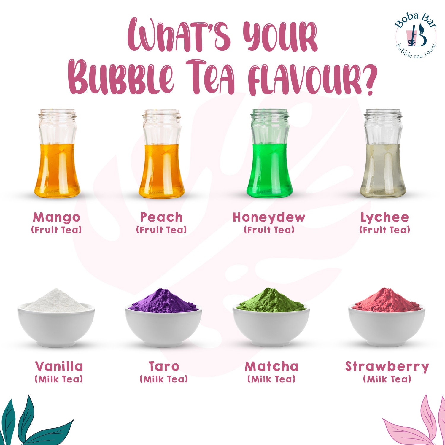 DIY Mix Bubble Tea Kit Gift Box | Serves 8 Different Flavours | Enjoy ...