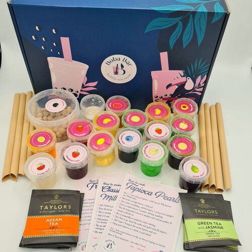 Bubble Tea Home DIY Kit by Bubble Box fruit Tea Set | Etsy