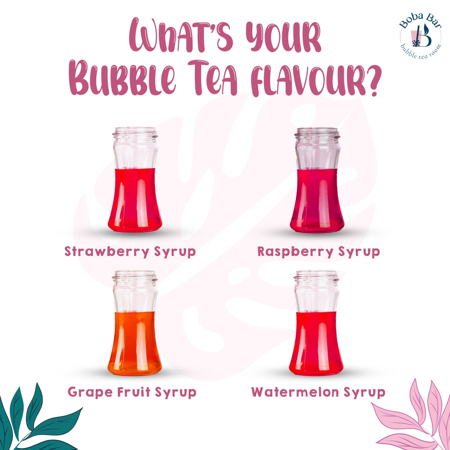 DIY Fruit Bubble Tea Kit Gift Box Serves 4 Enjoy Making Your Own ...