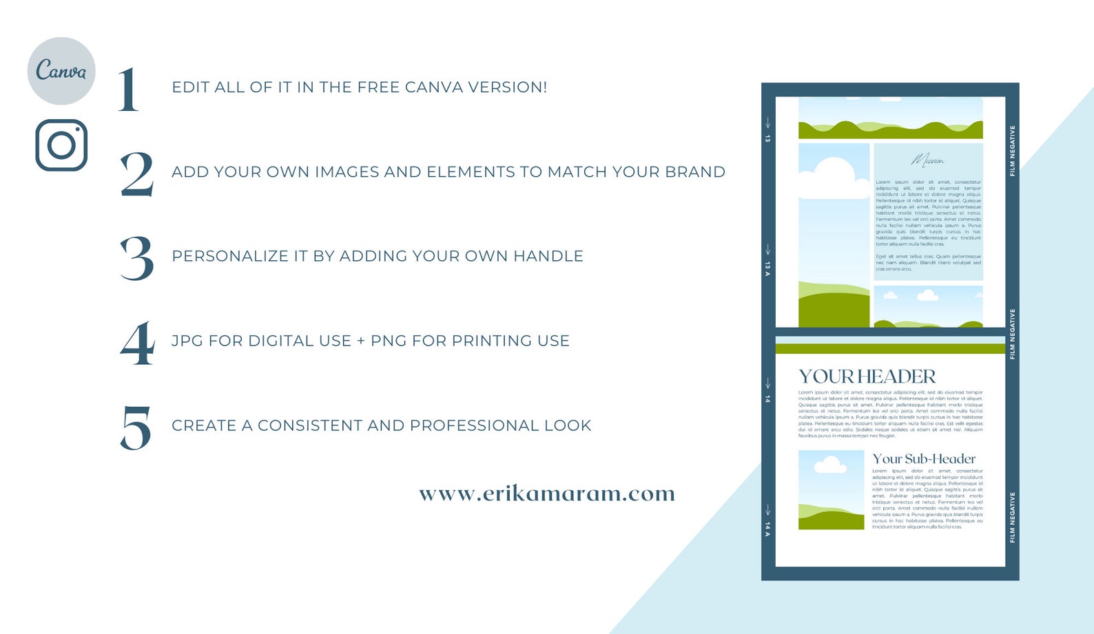 Ebook Workbook CANVA TEMPLATE 28 Pages PDF Template - Etsy