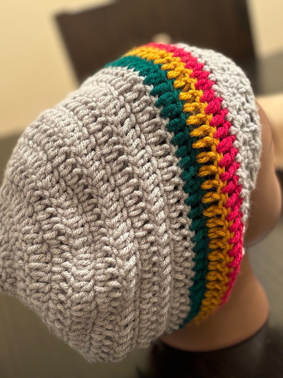 Authentic Rasta Tams Handmade Reggae Tam Hat, Jamaican Rastafarian Cap ...