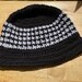 Classic Houndstooth Crochet Bucket Hat | Handmade Winter Fashion ...