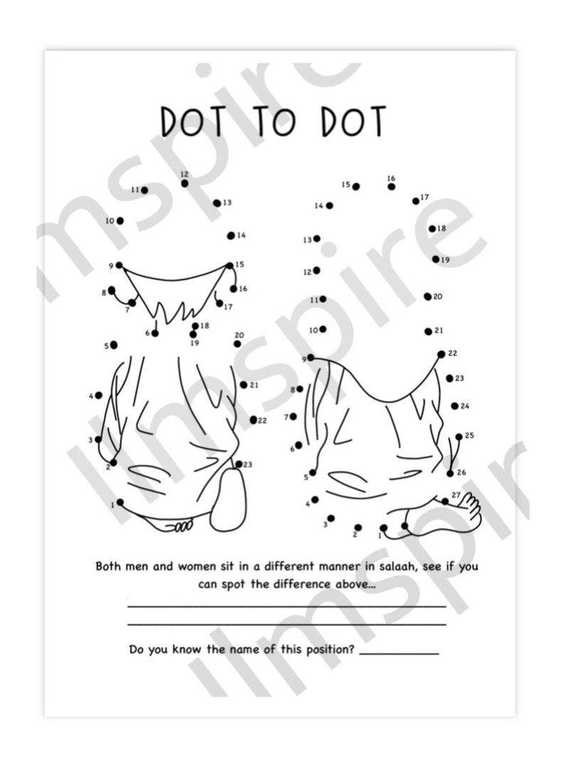 DIGITAL DOWNLOAD Salaah Activity Booklet (11 Activities Including a ...