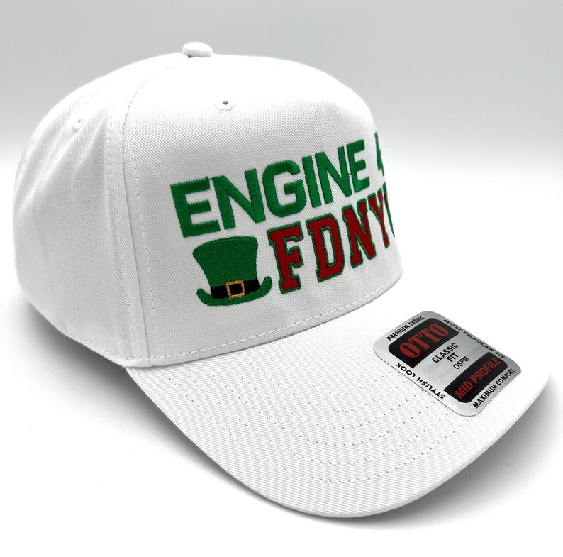FDNY Engine 46 St Saint Patrick’s Theme Cap Hat Snapback Custom ...