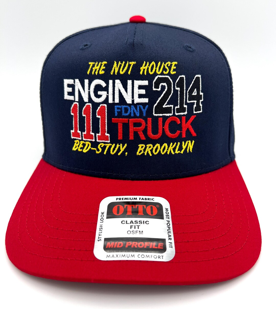 FDNY ENGINE 214 TRUCK 111 the Nut House Bed-stuy Brooklyn Cap ...