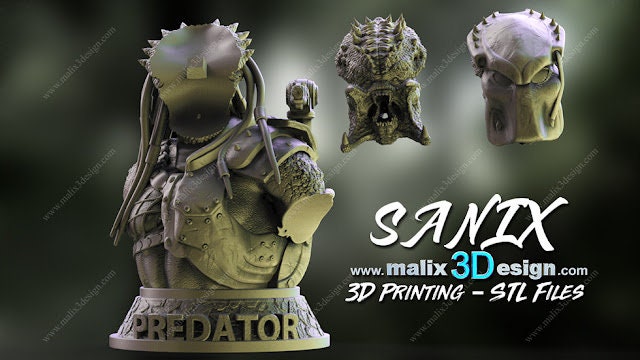 The Predator From Sanix/malix3design 3D Printed Model - Etsy