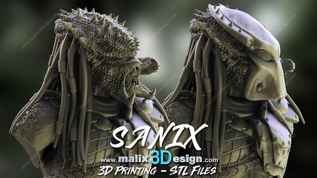 The Predator From Sanix/malix3design 3D Printed Model - Etsy
