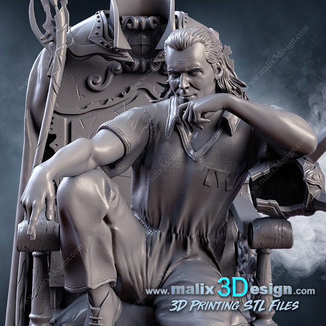 MARVEL Loki From Sanix/malix3design 3D Printed Model - Etsy
