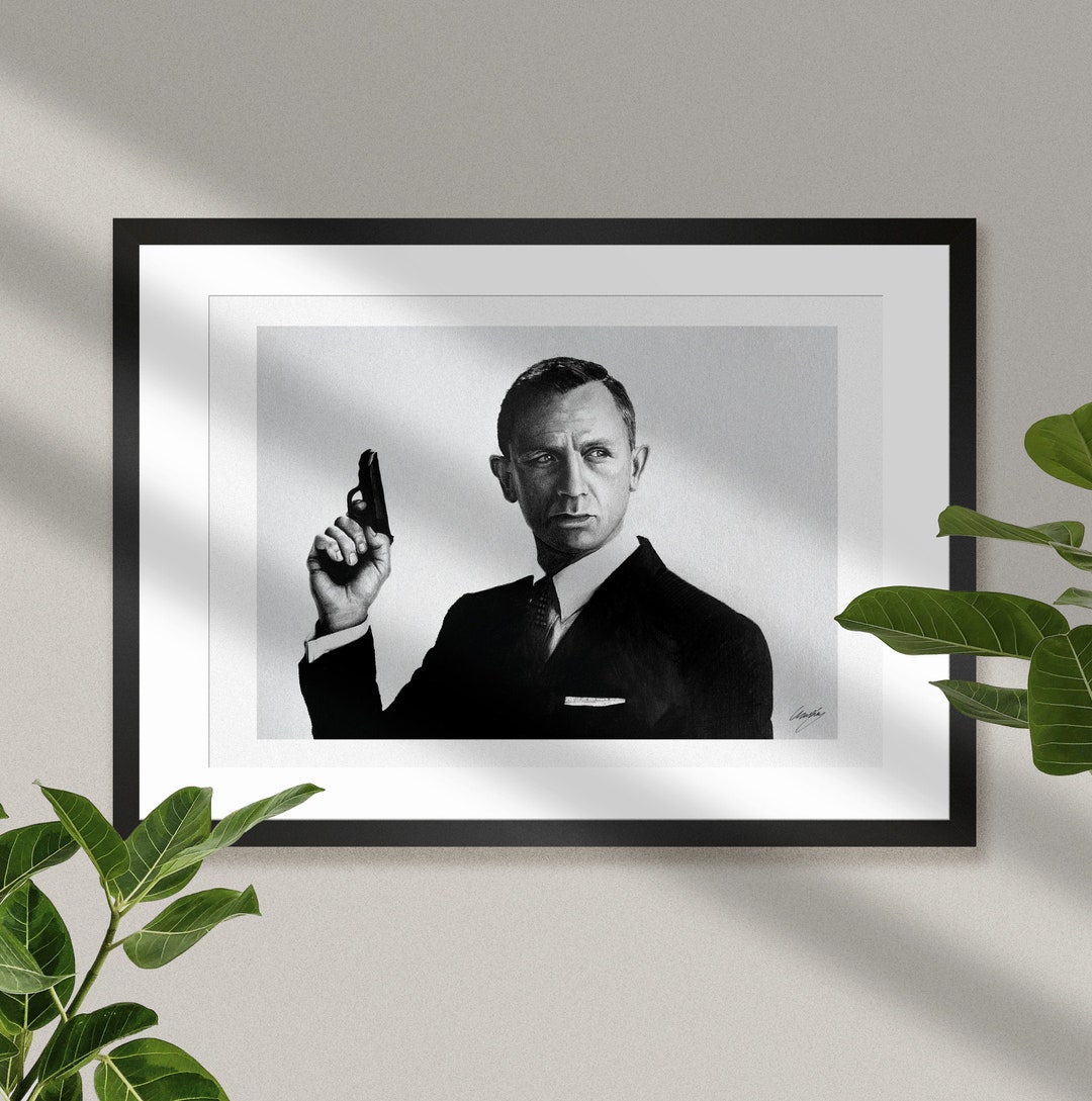 Daniel Craig Giclée Fine Art Print - Etsy