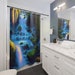 Waterfall Shower Curtain, Waterfall Design, Waterfall Bathroom Design ...