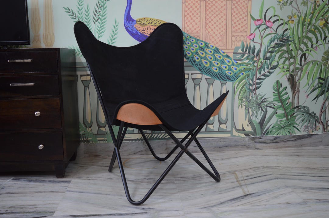 Canvas Butterfly Chair, Relaxing Lounge Chair - Etsy