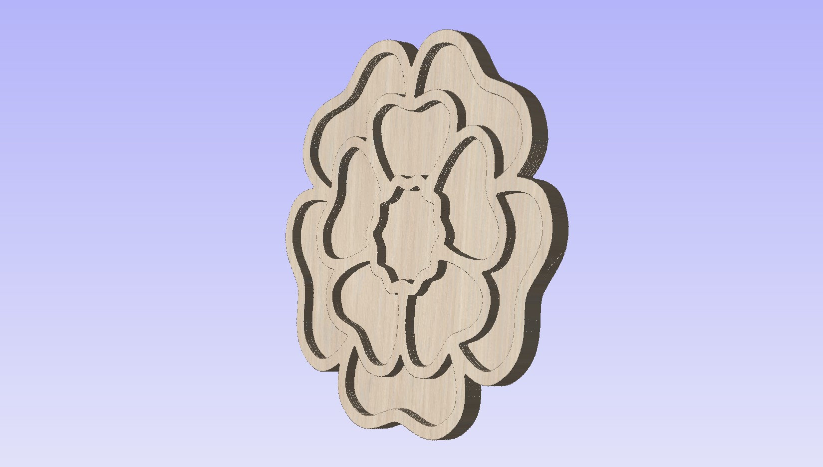 Flower Snack Tray STL, Dxf, Svg, Pdf - Etsy