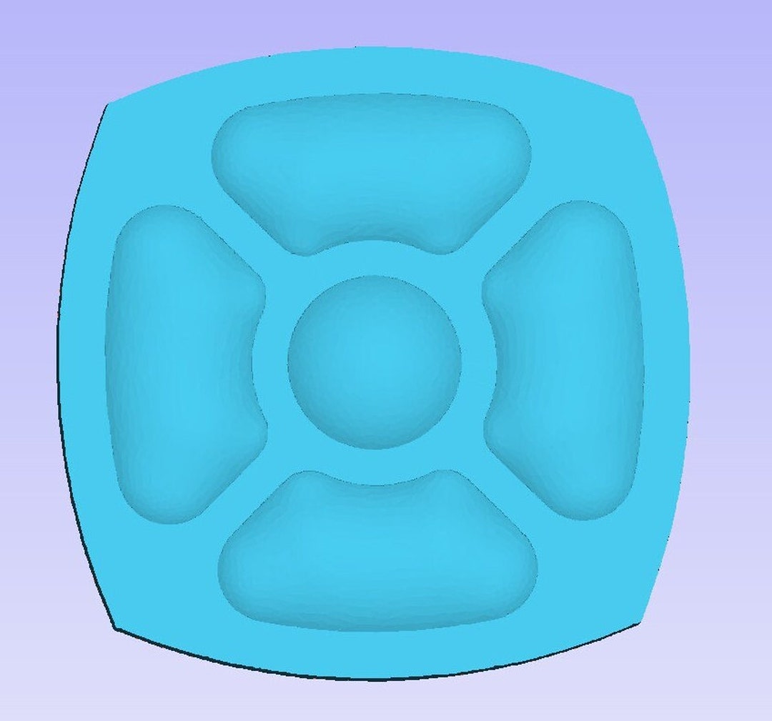 5 Pocket Snack Tray STL, DXF, SVG, and Pdf - Etsy