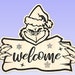 Grinch Welcome Sign Cnc, Laser and Cricut Digital Cut File DXF, SVG ...