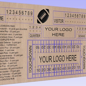 Football Dice Board Game Template for CNC and Laser - Etsy