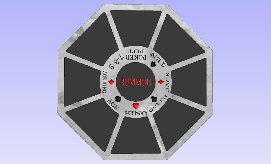 CNC Ready Rummoli Cut File Digital File - Etsy